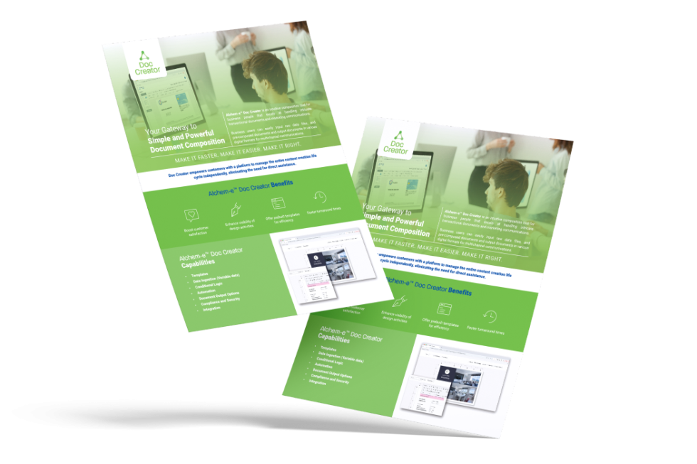 Alchem-e Doc Creator: Document Composition | Racami